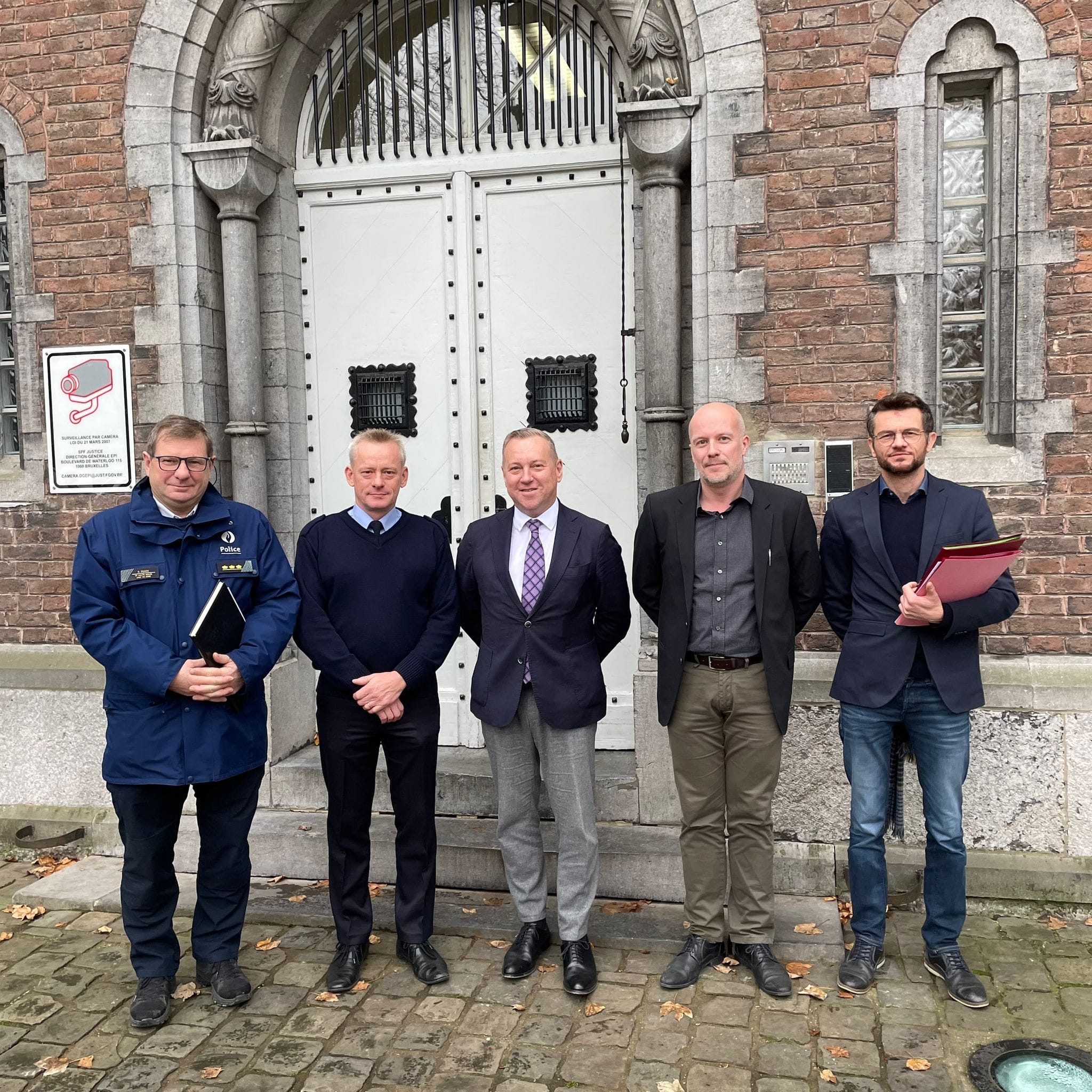 Visite de la prison de Dinant - Gouverneur de la province de Namur