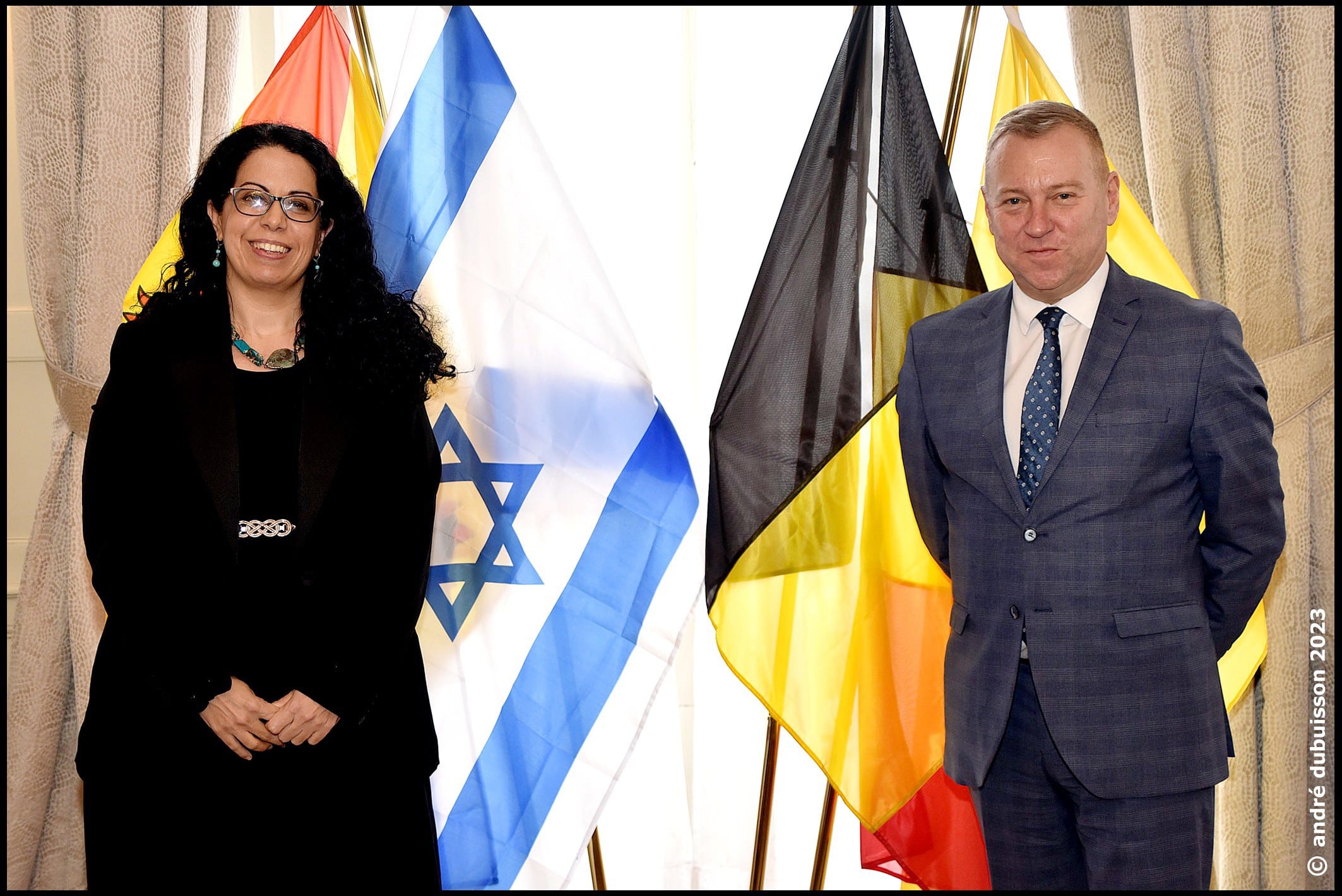 Visite de courtoisie d'Israël - Gouverneur de la province de Namur