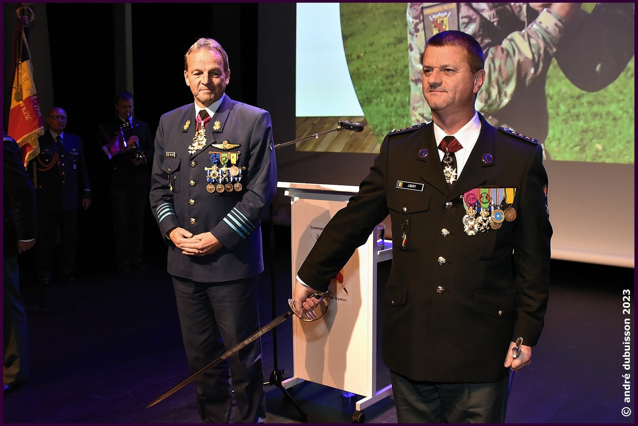 Départ du Commandant militaire Xavier Van de Werve - Gouverneur de la ...