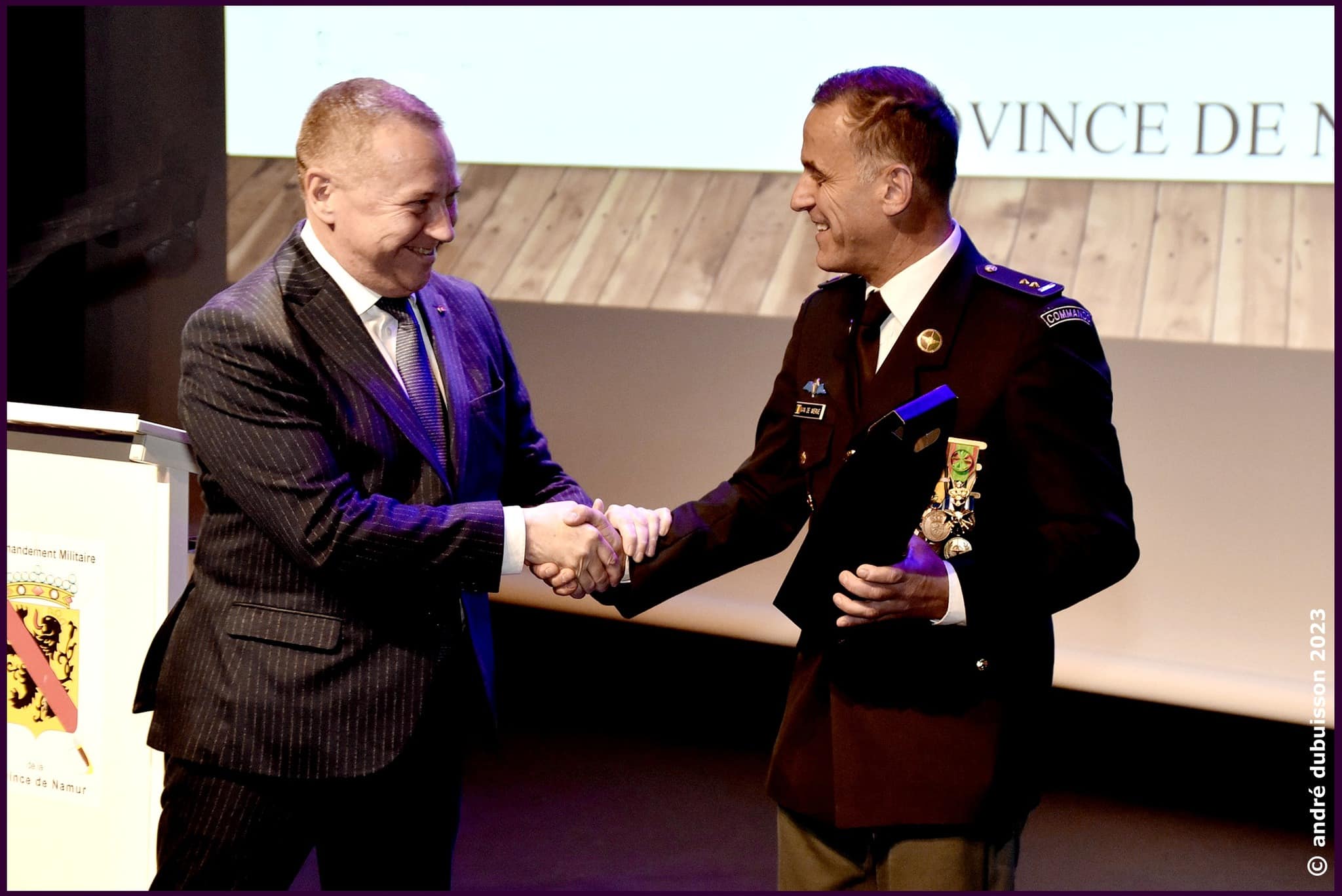 Départ du Commandant militaire Xavier Van de Werve - Gouverneur de la ...